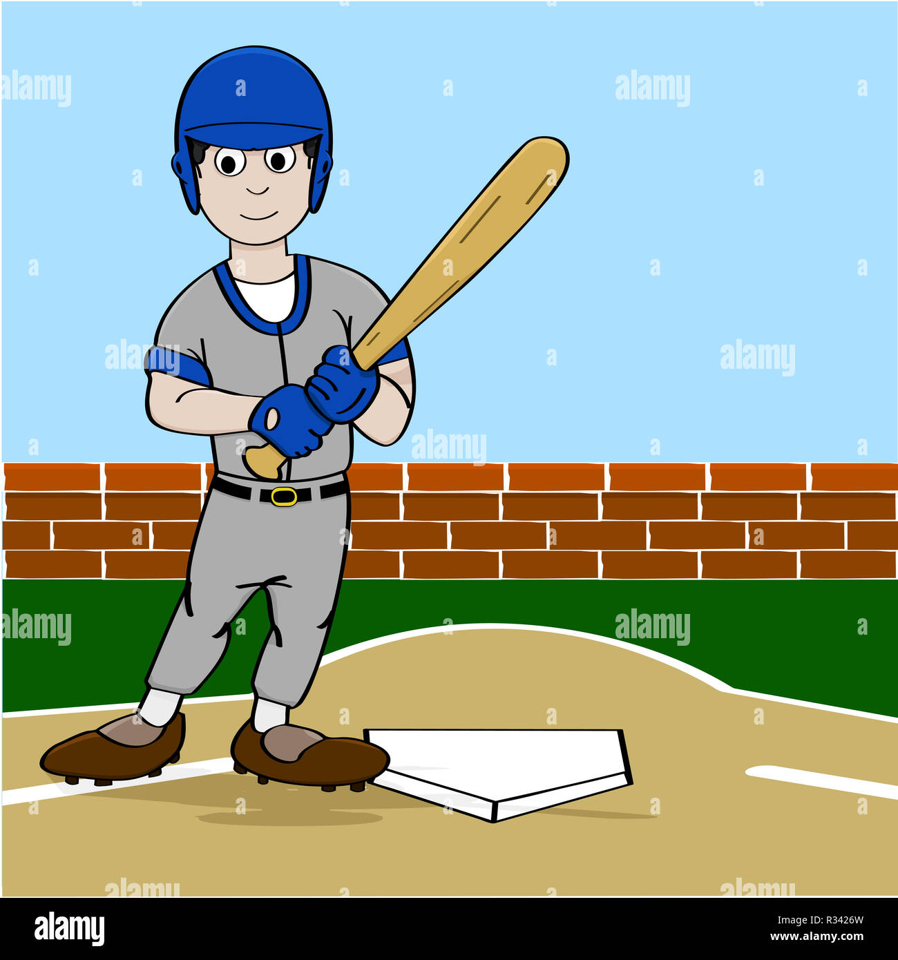 Hitter drawing hi-res stock photography and images - Alamy