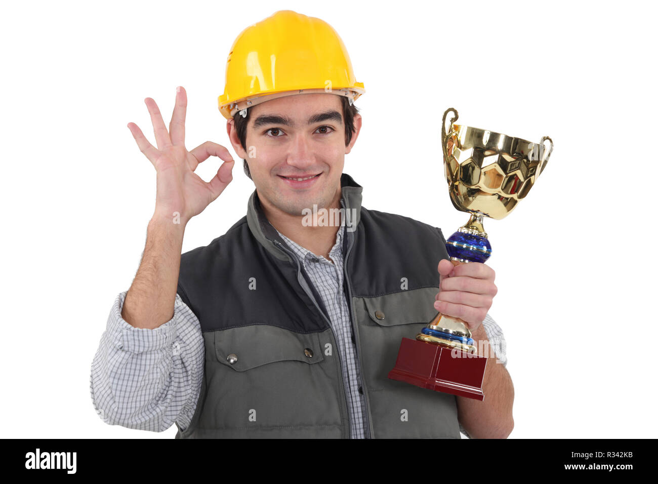Hard hat sign language hi-res stock photography and images - Alamy