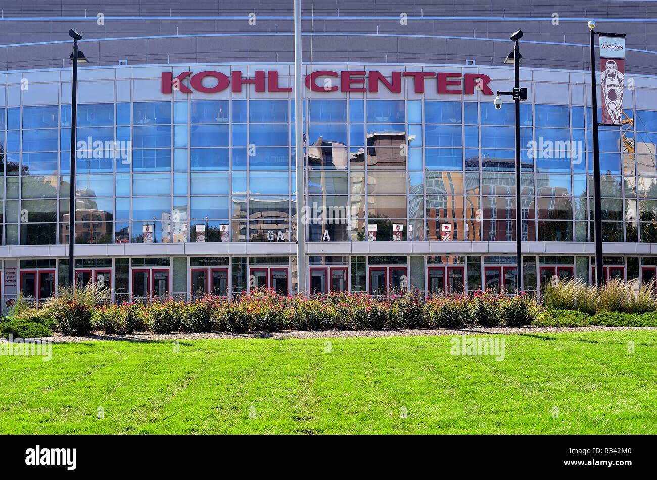 Madison, Wisconsin, USA. The Kohl Center at the University of Wisconsin ...