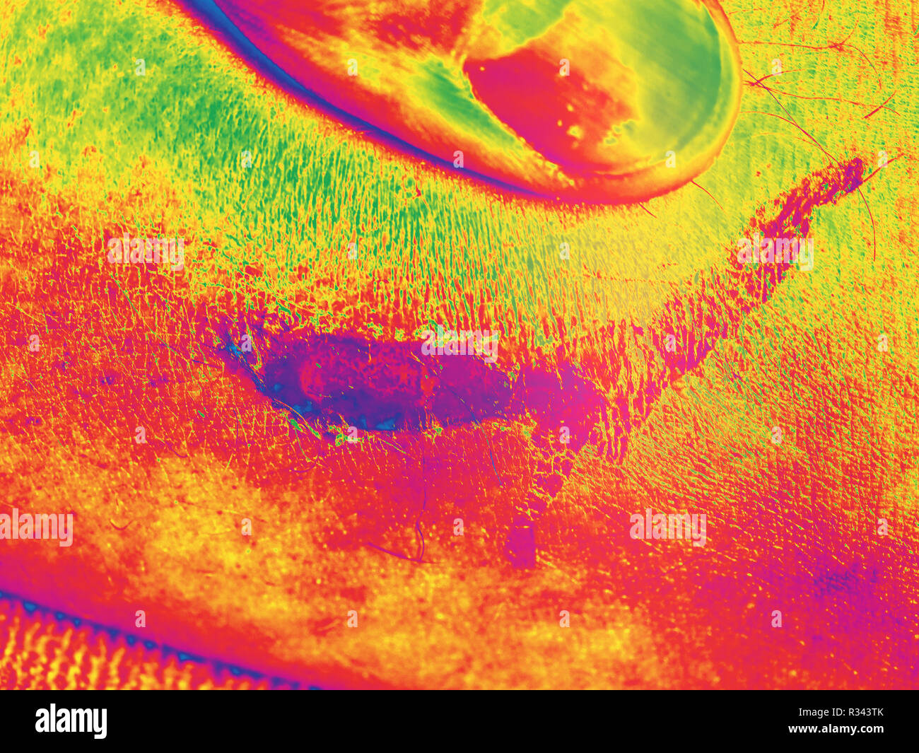 Scar Red Area On Mars