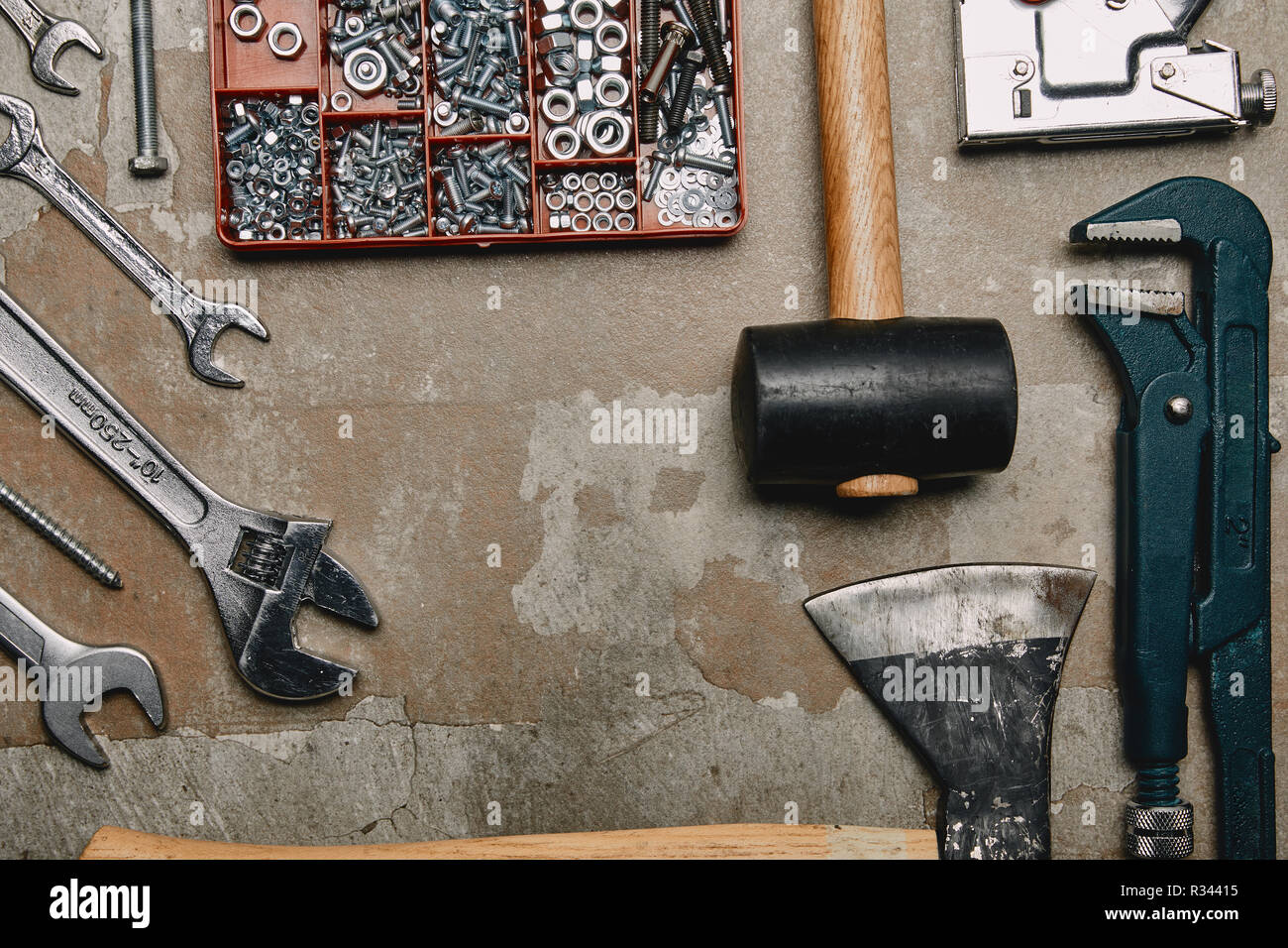 Carpentry instruments hi-res stock photography and images - Alamy