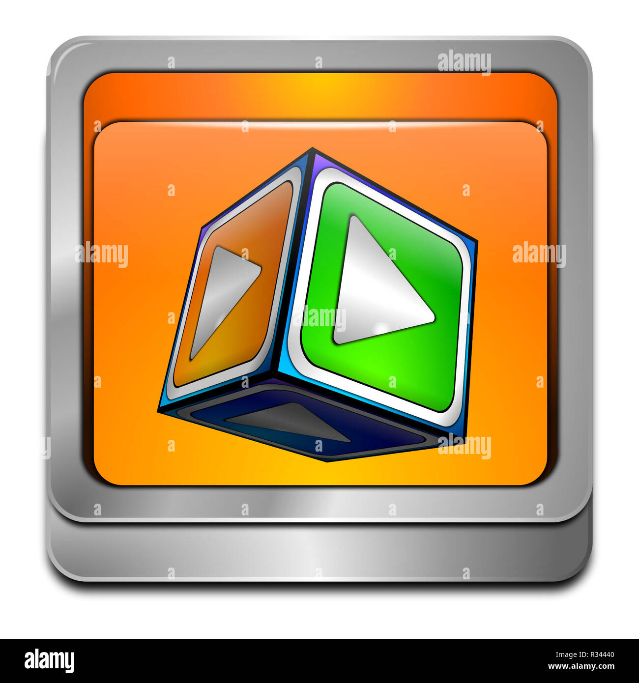 Orange record player Cut Out Stock Images & Pictures - Alamy