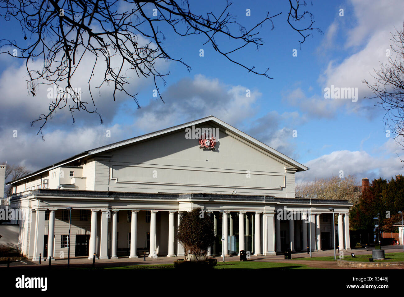 The De Montfort Hall in Leicester, England, close to Victoria Park ...