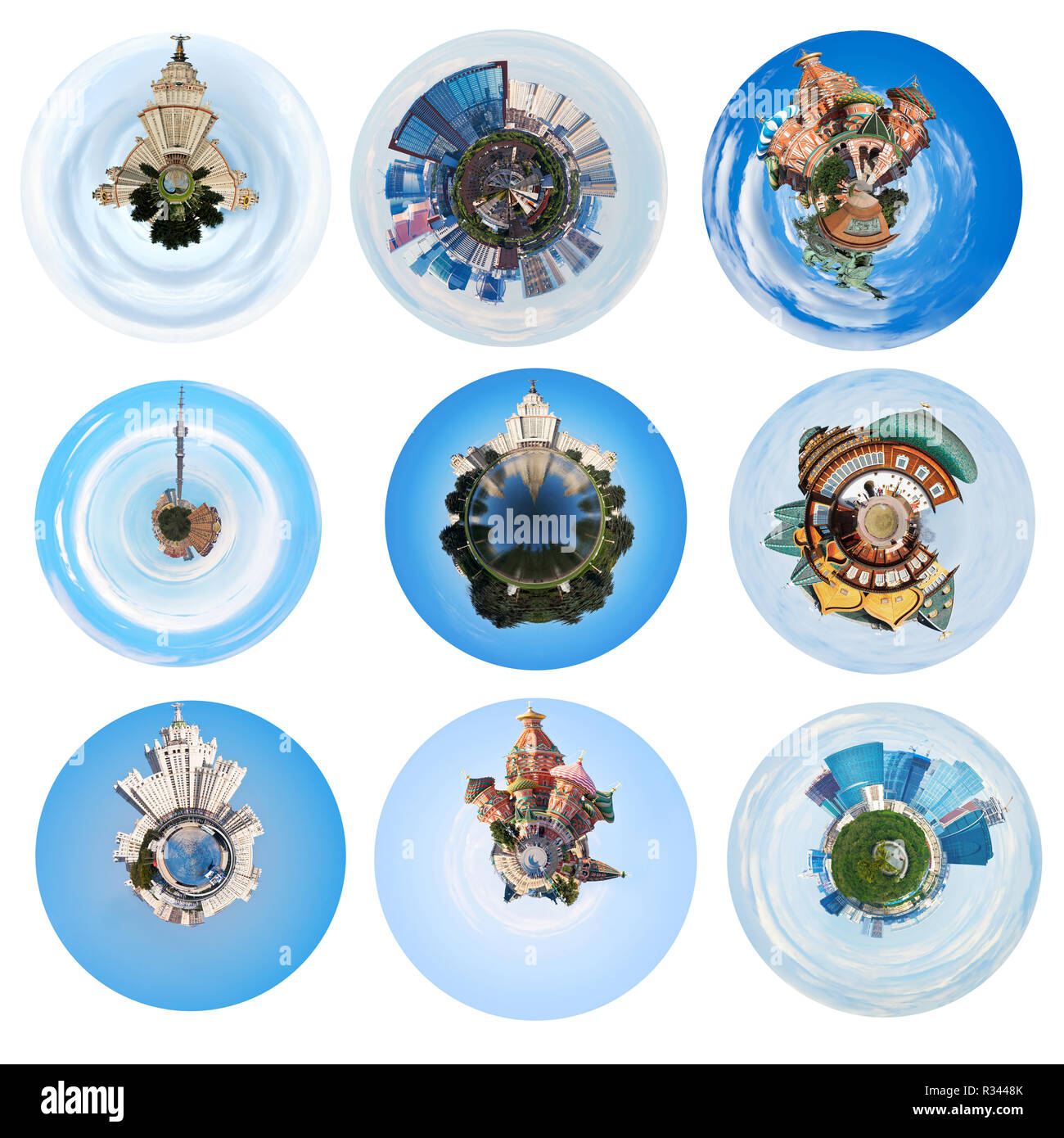 Tower perspective of square Cut Out Stock Images & Pictures - Alamy