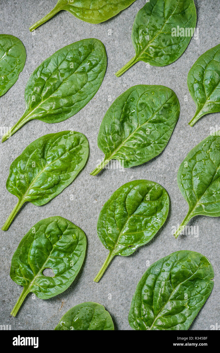 Wet spinach hi-res stock photography and images - Alamy
