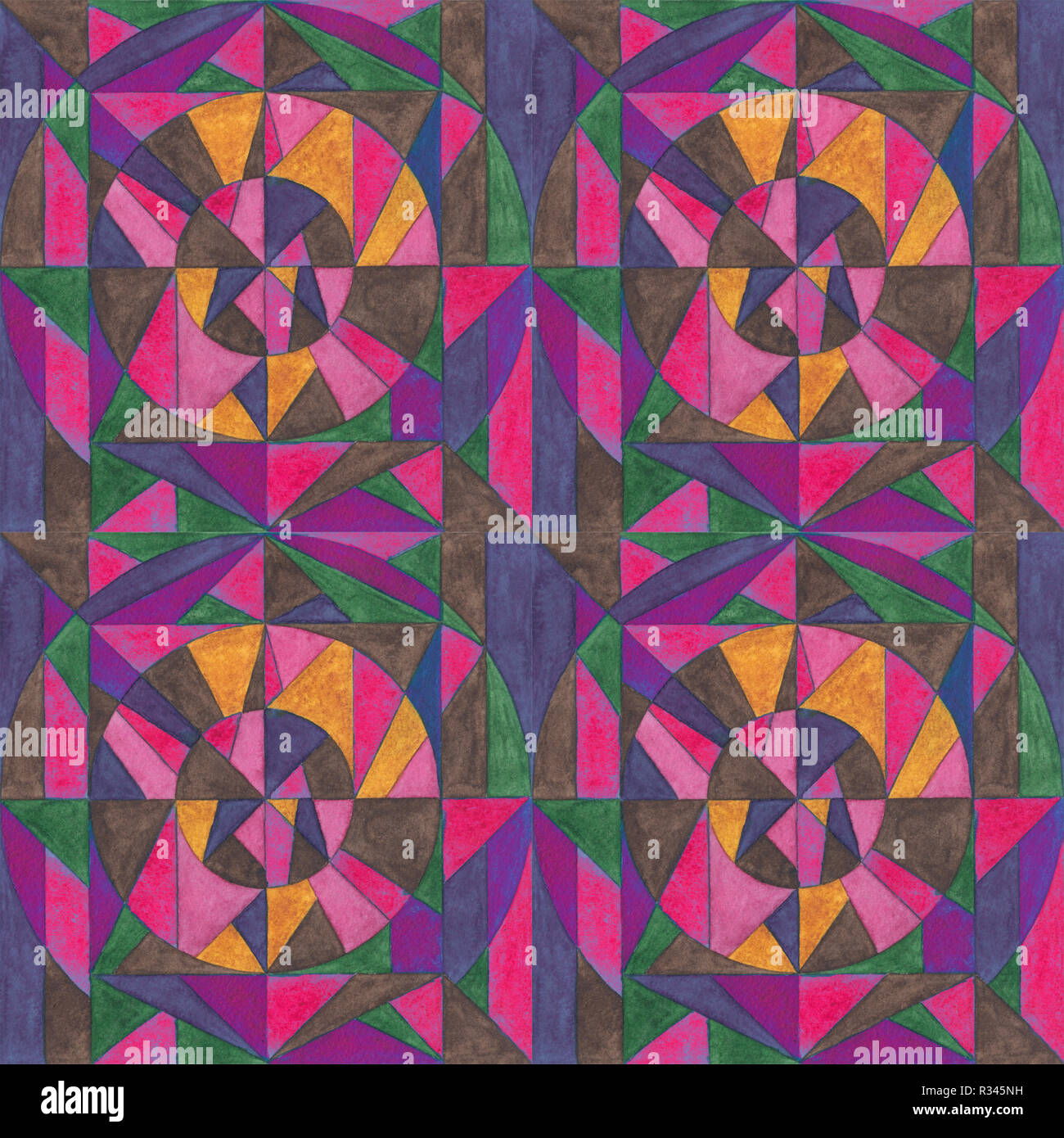 Modulo Art Circular Grid