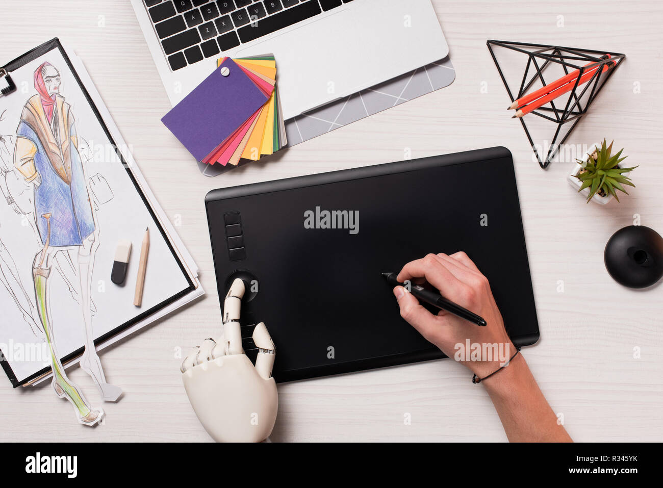 Illustrations hand robot hi-res stock photography and images - Alamy