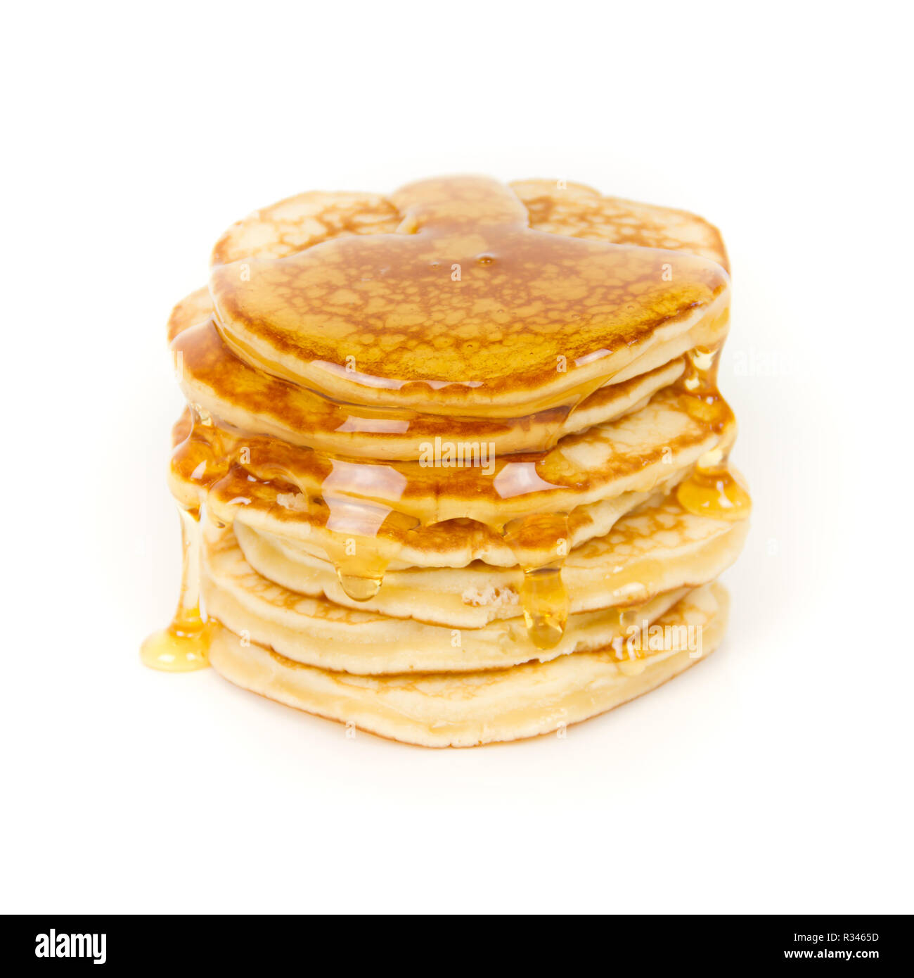 American pancake stack Cut Out Stock Images & Pictures - Alamy