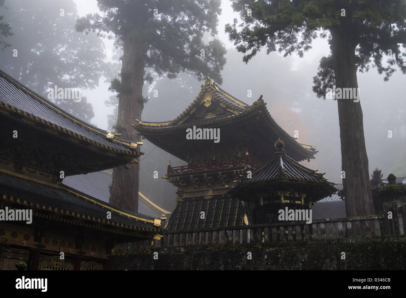 Japan Pagoda Mist High Resolution Stock Photography and Images - Alamy