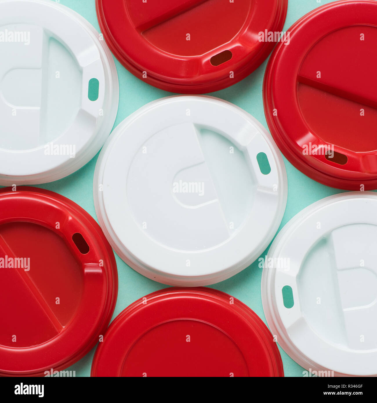 White lids hi-res stock photography and images - Alamy