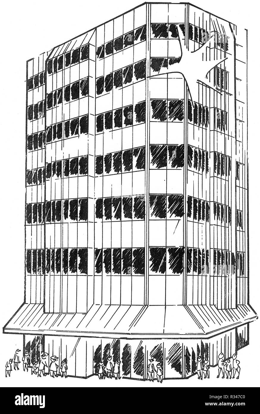 Multistory drawing hi-res stock photography and images - Alamy