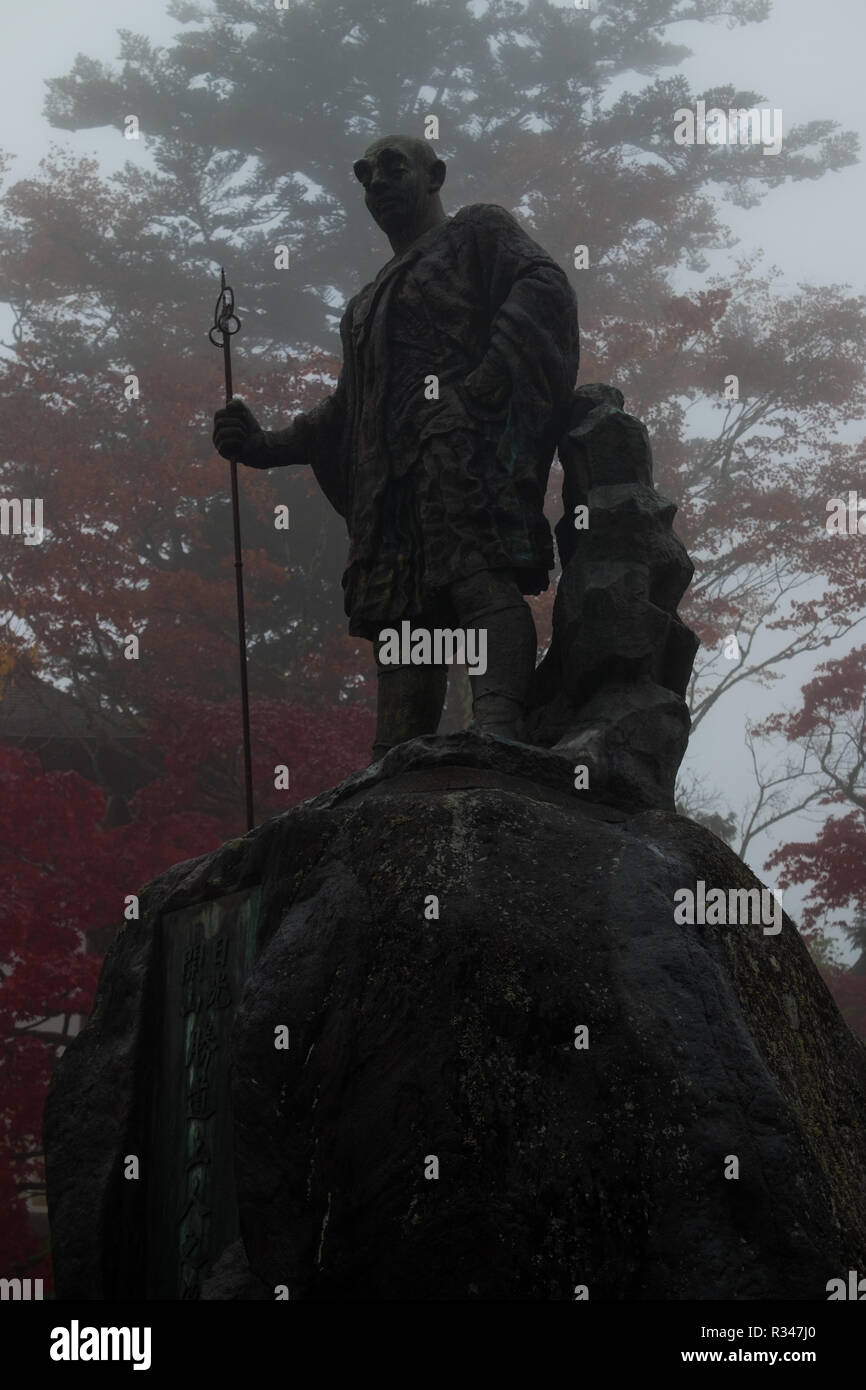 Sculpture of Shodo Shonin at Toshogu in Nikko, Japan Stock Photo - Alamy