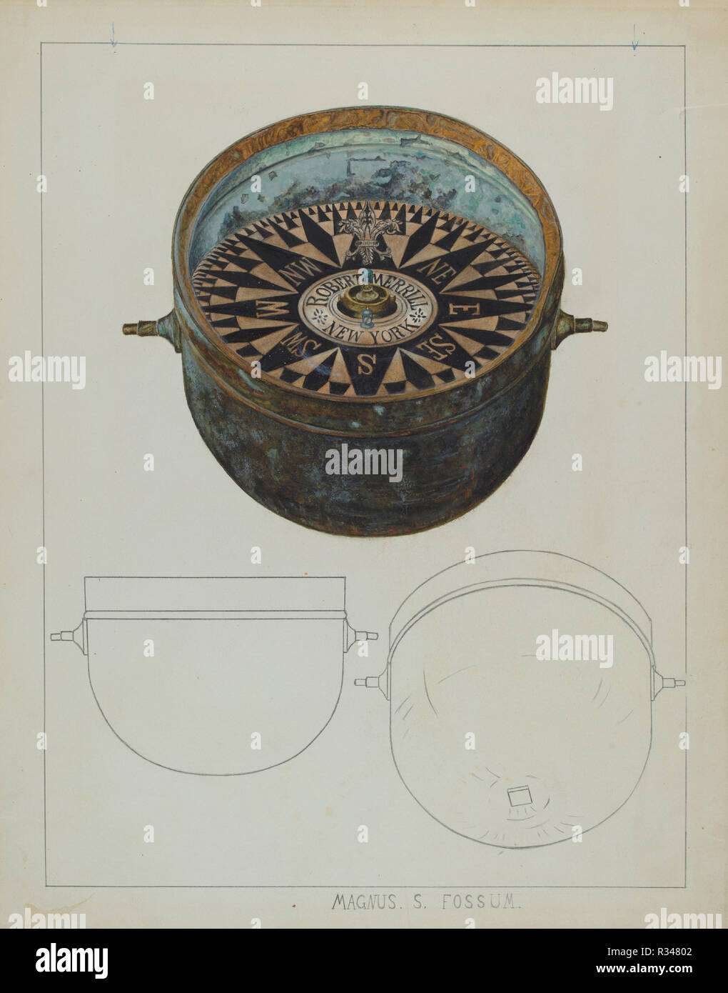 Ships compass hi-res stock photography and images - Alamy
