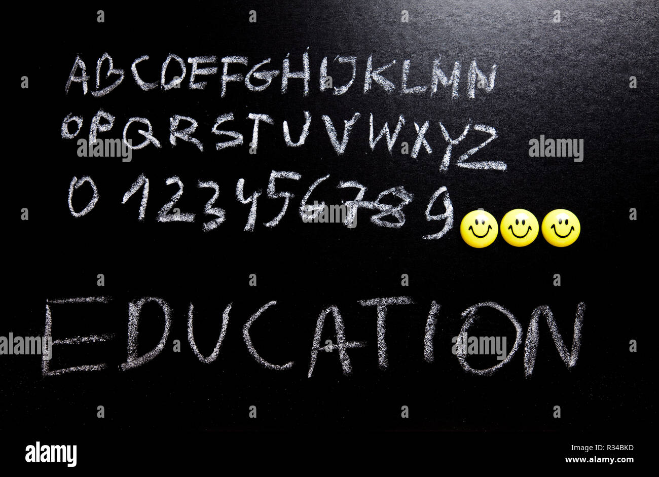 Abc chart classroom hi-res stock photography and images - Alamy