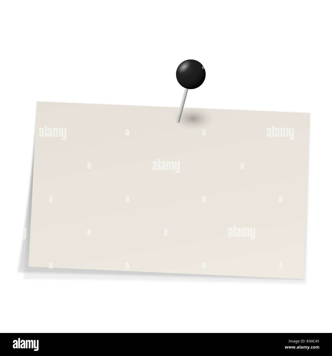 notepad with pin Stock Photo - Alamy