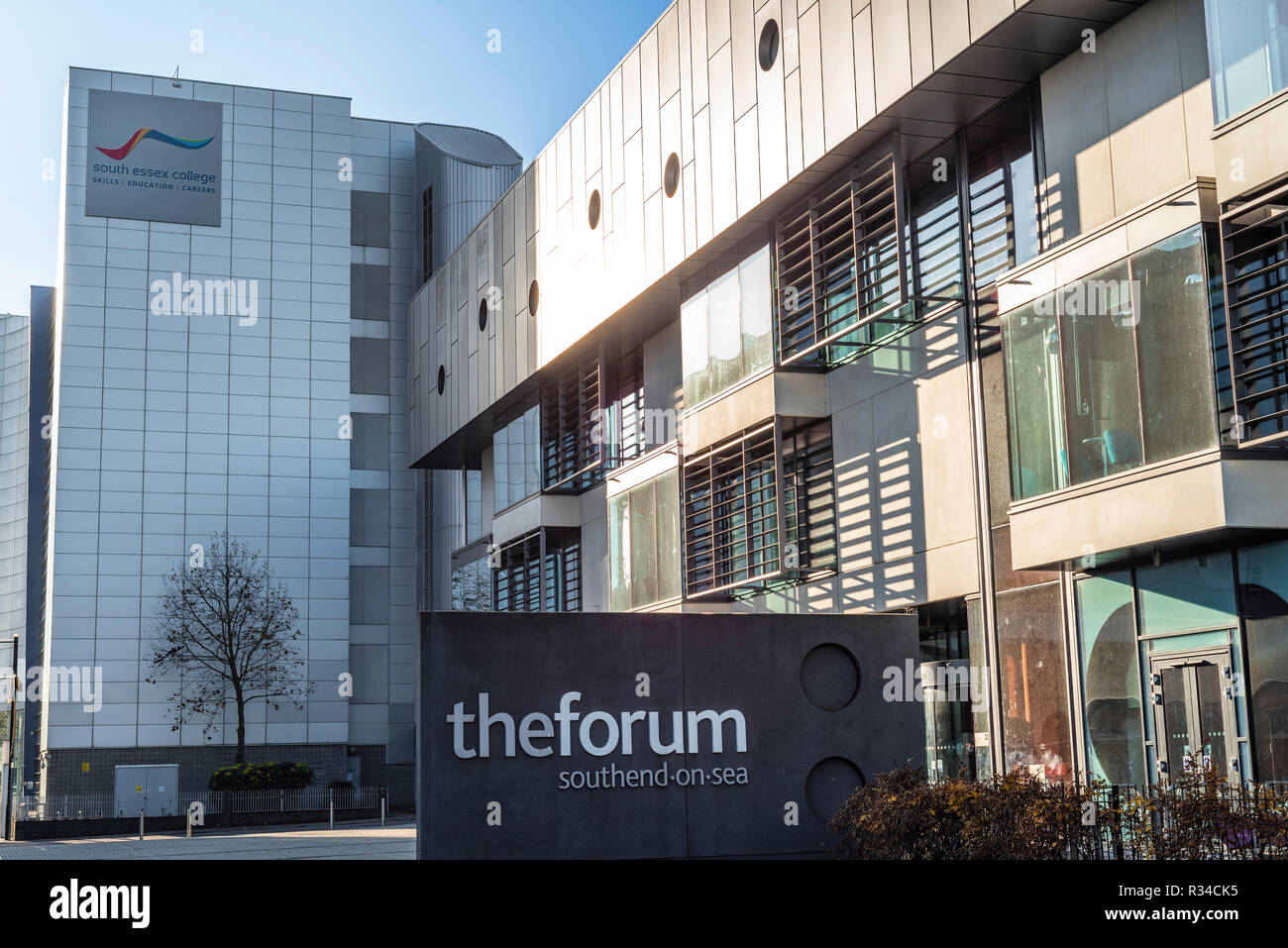The Forum, library building southend on sea south essex college Stock ...
