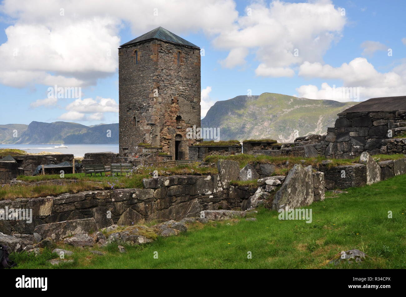 norway - monastery island selja Stock Photo - Alamy