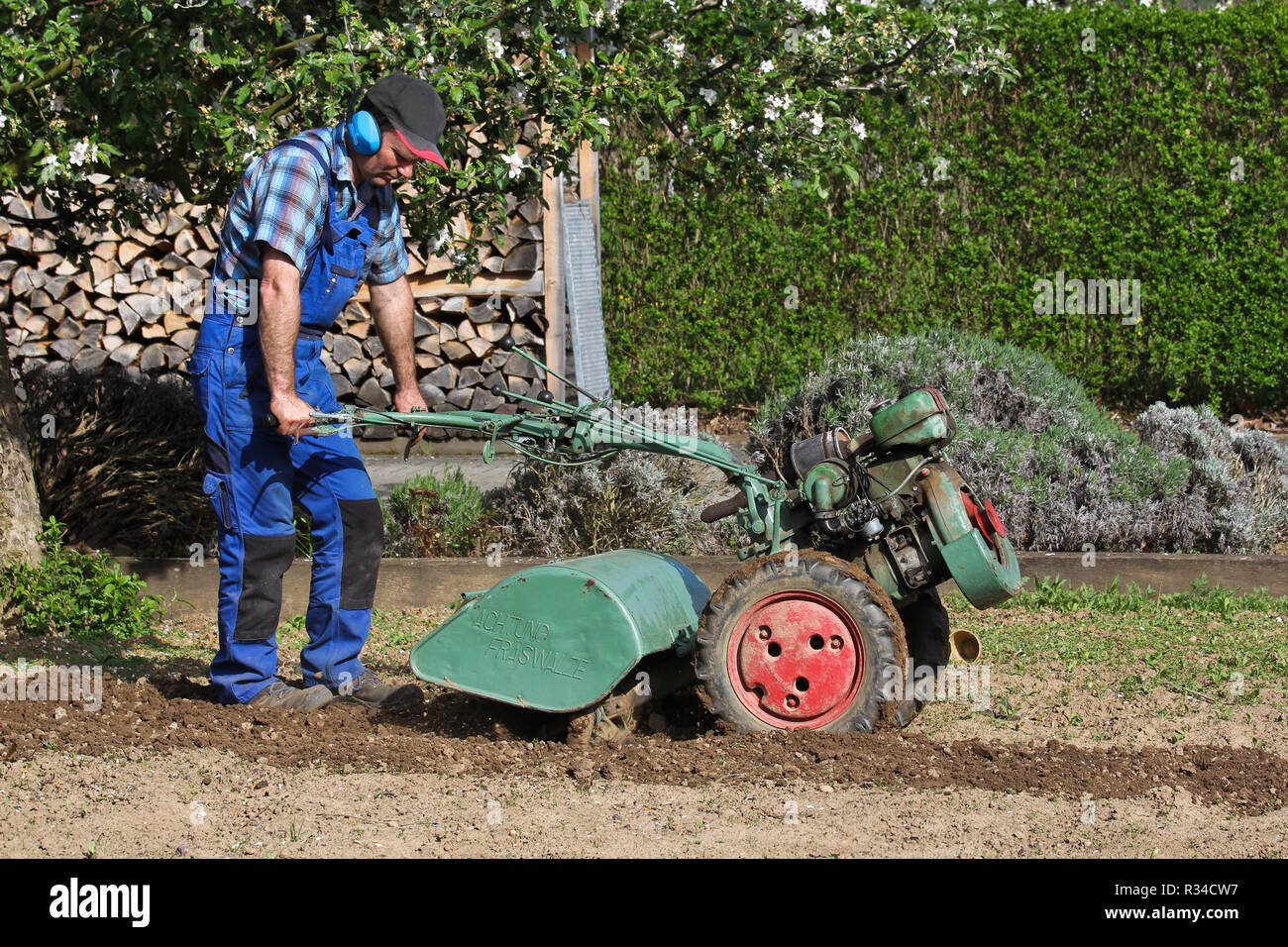 Rotary hoe hi-res stock photography and images - Alamy