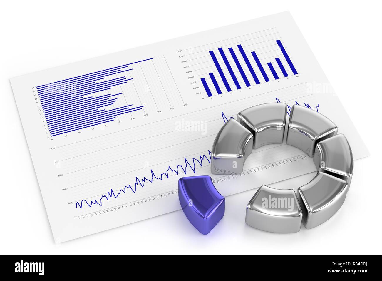 Transparent pie chart Cut Out Stock Images & Pictures - Alamy