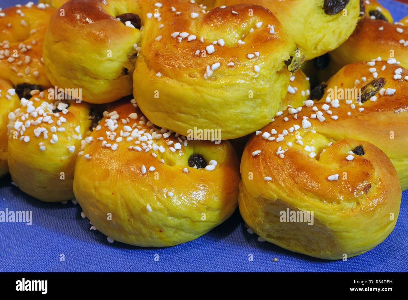 Saffron cakes hi-res stock photography and images - Alamy