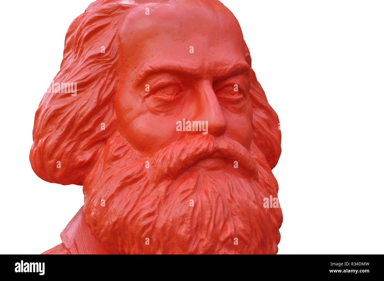 karl marx portrait sideways Stock Photo - Alamy