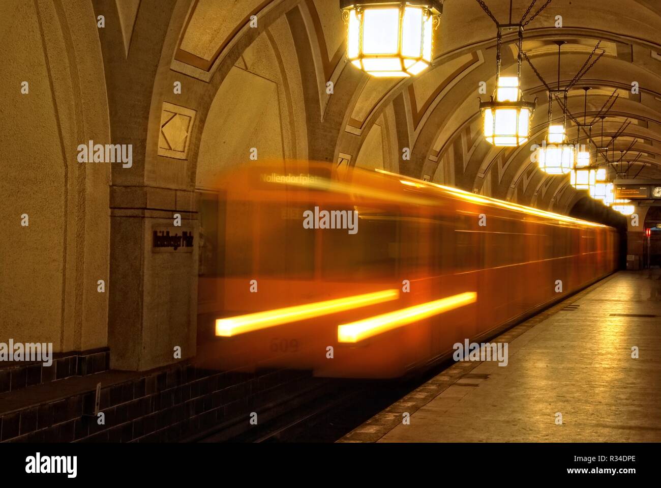 metro berlin speed Stock Photo - Alamy