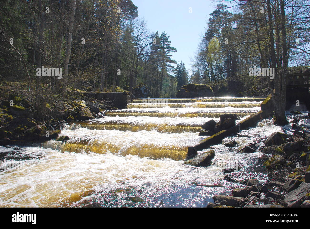 Salmon stairs hi-res stock photography and images - Alamy