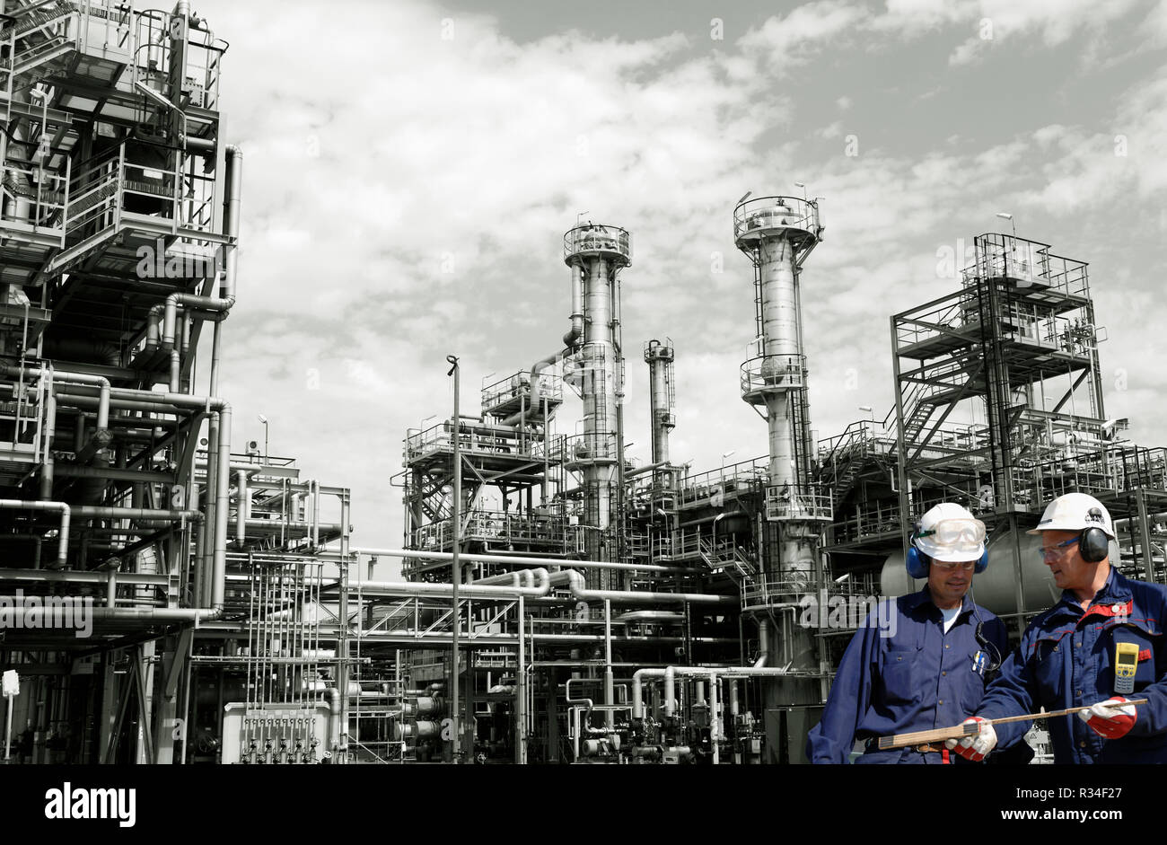 Poisonous gas factory worker hi-res stock photography and images - Alamy