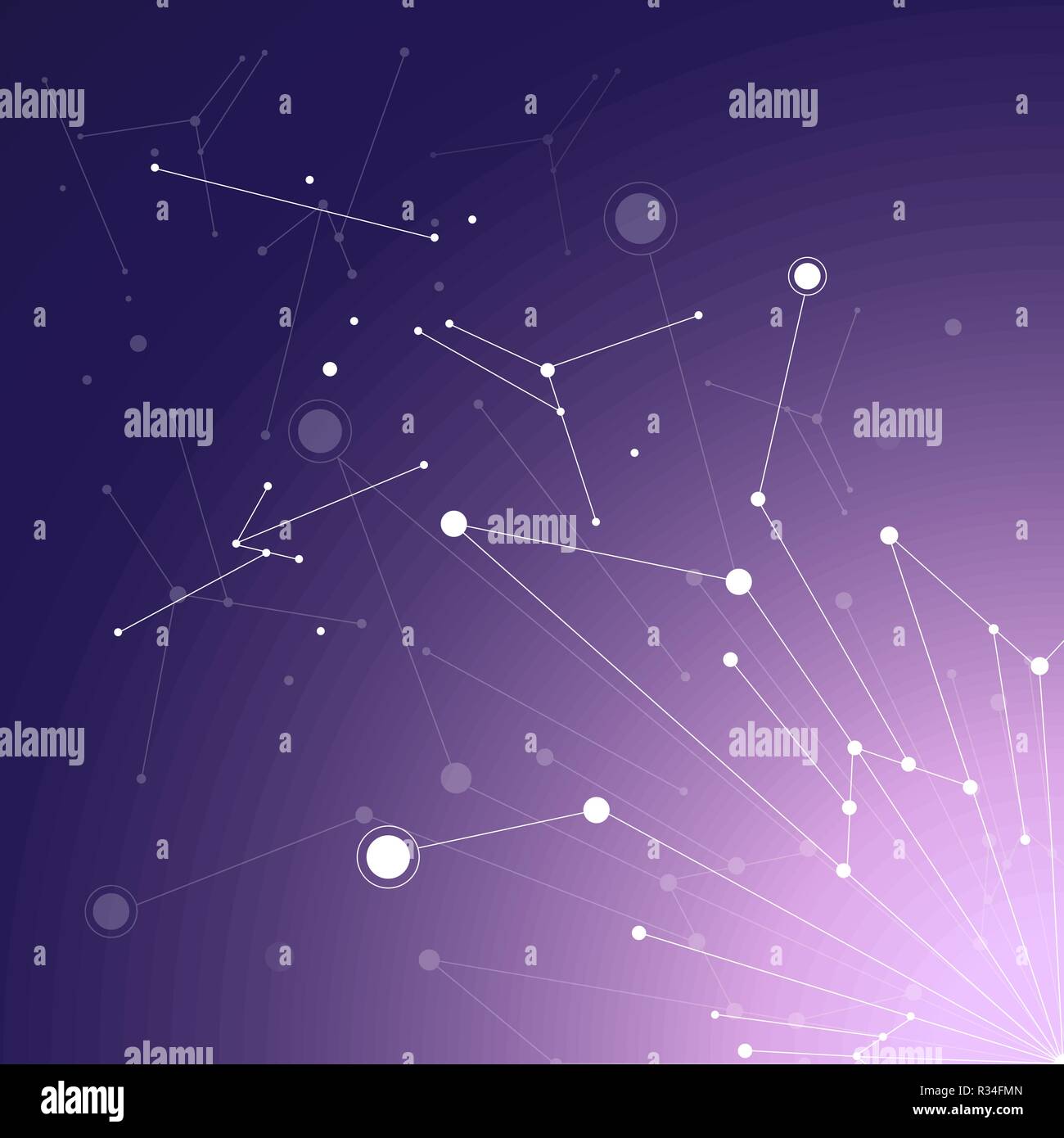 Network node lines Stock Vector Images - Alamy