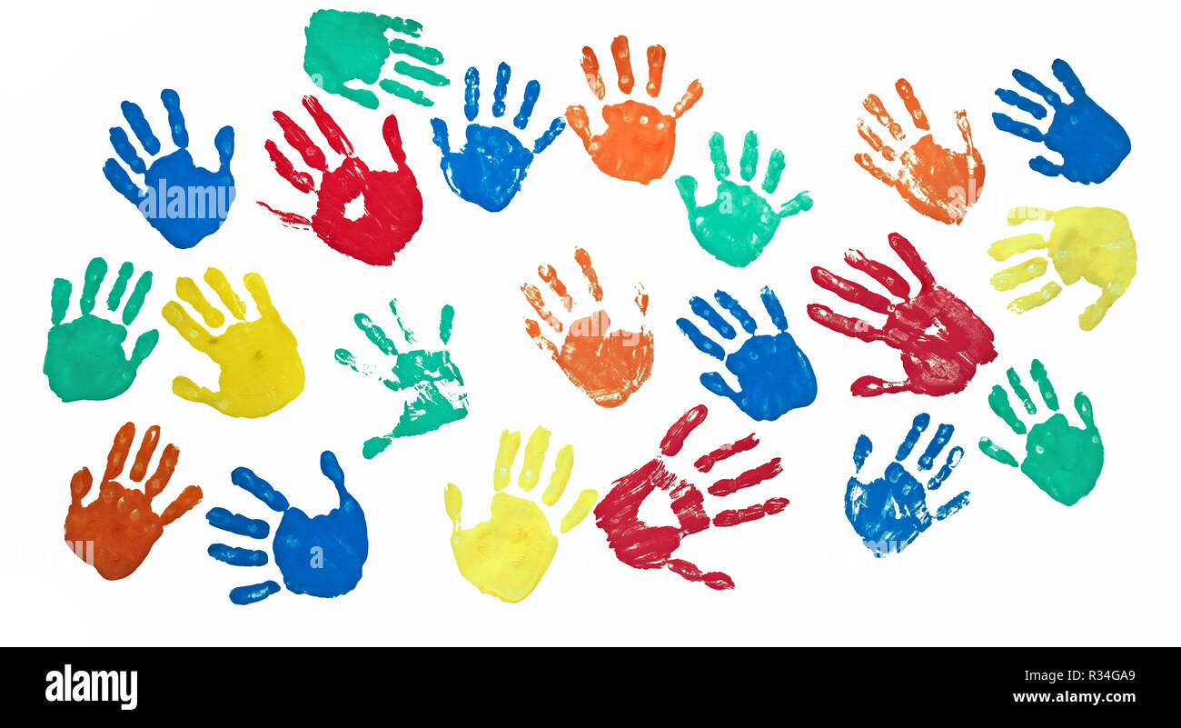 Children's hands drawing picture hi-res stock photography and images ...