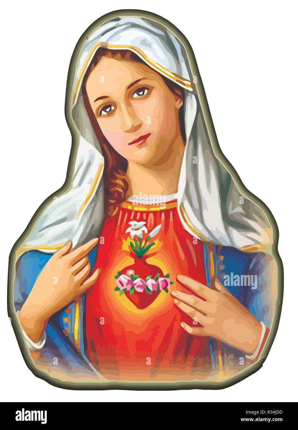 Immaculate Heart Of Mary Clipart 10+ Immaculate Heart Of Mary Stock