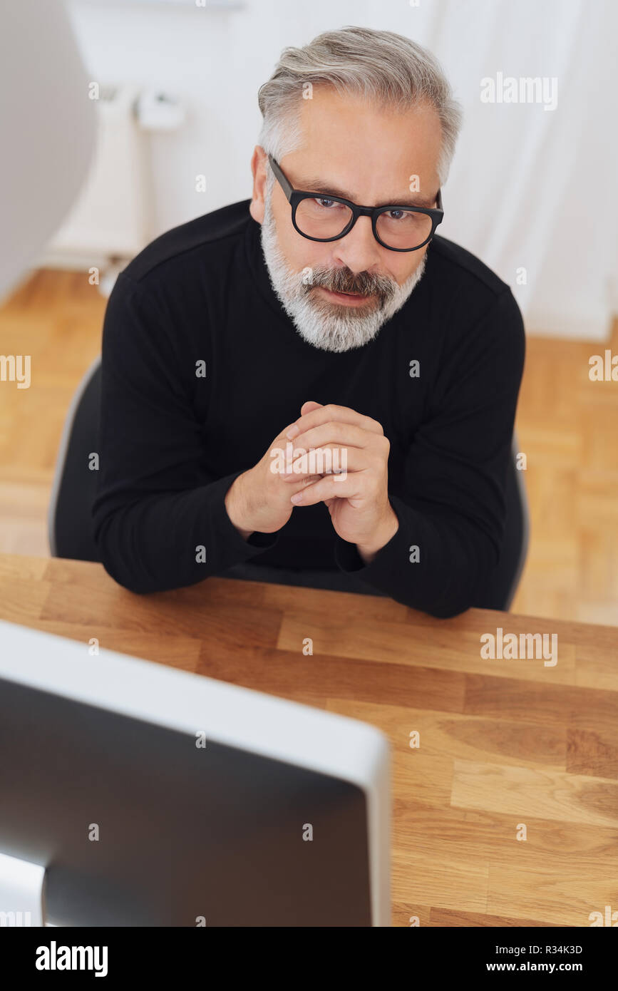 Intelligent Looking Man