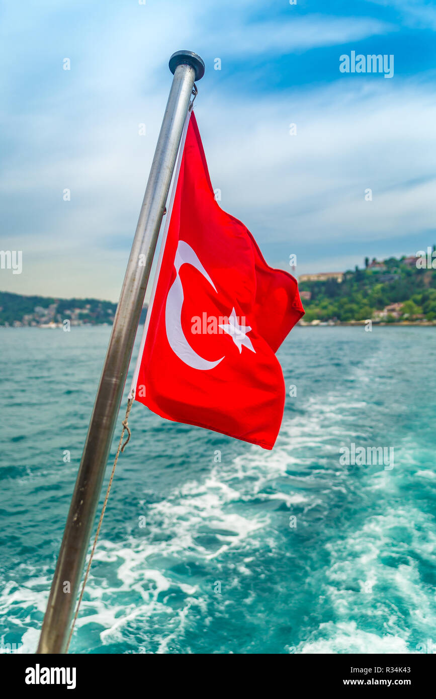 Turkey Flag Waving