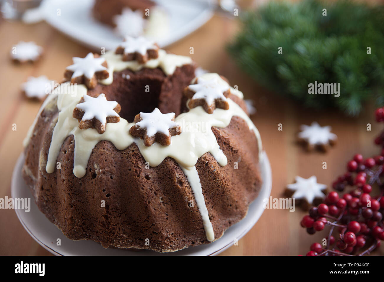 Homemade Marble Cake Stock Photo - Alamy