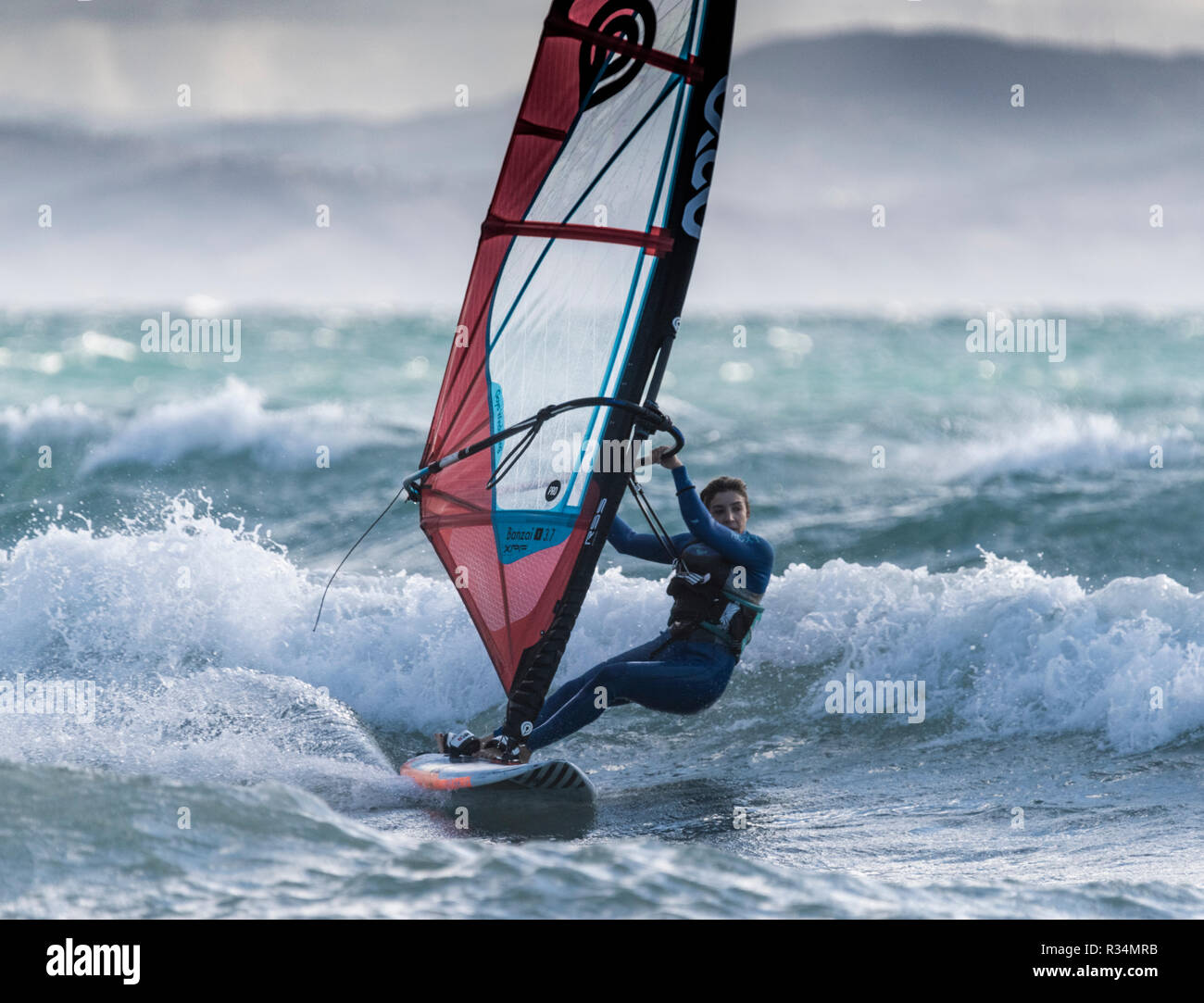 Female windsurfing hi-res stock photography and images - Alamy