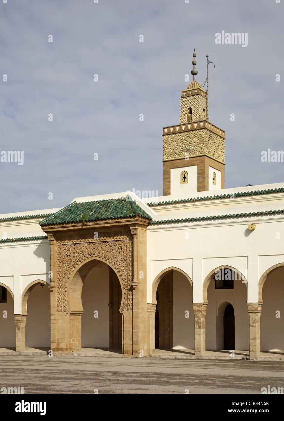 Royal Mosque in Rabat. Morocco Stock Photo - Alamy