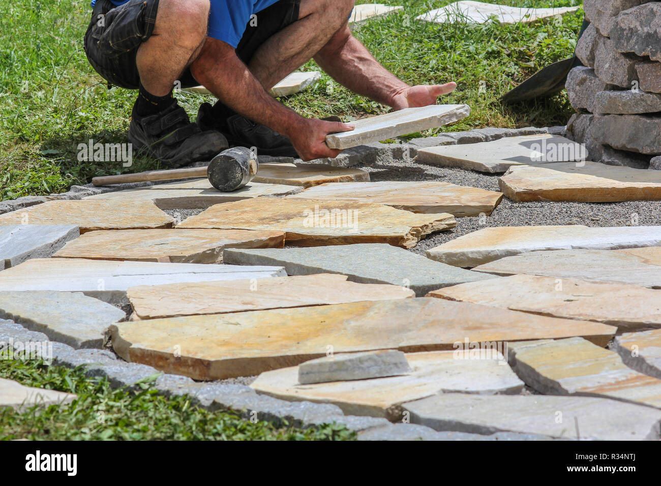 Hand slabs ground hi-res stock photography and images - Alamy