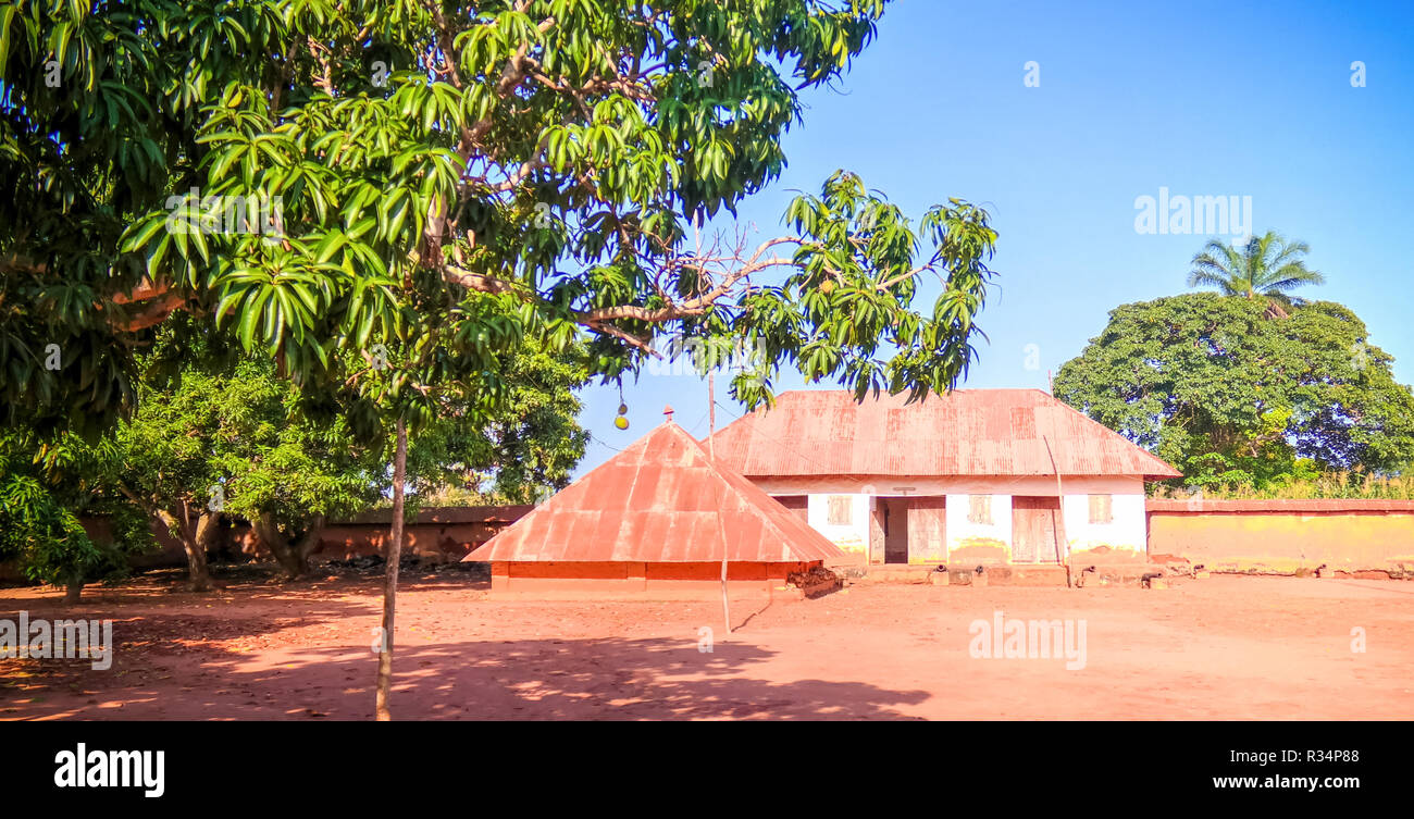 View to Royal Palaces of Abomey of Fon people in Benin Stock Photo - Alamy
