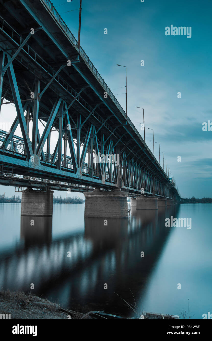 Bridge over river Stock Photo - Alamy