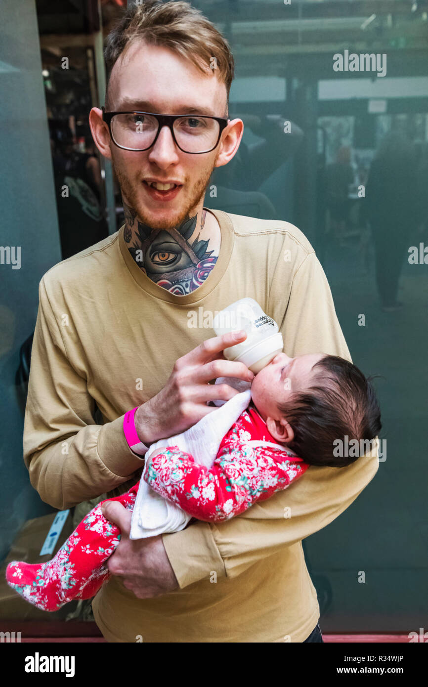 England, London, Wapping, Tobacco Dock, London Tattoo Convention ...