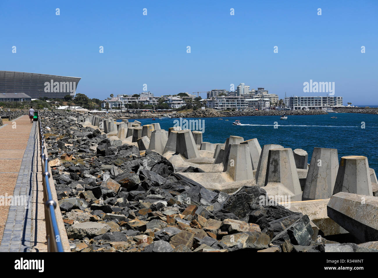 Dolosse, a South African coastal engineering invention consisting of ...