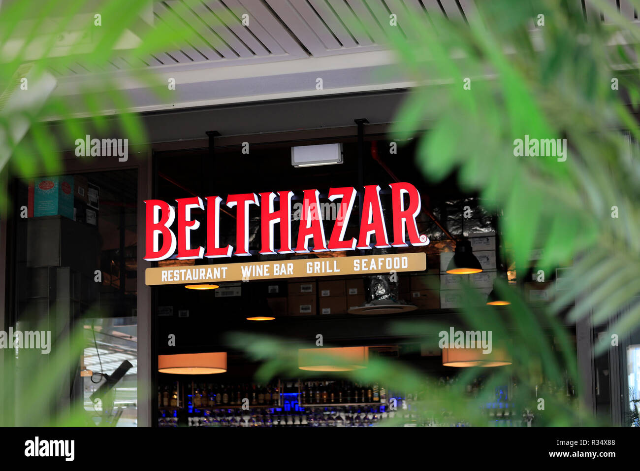 Belthazar restaurant in the V&A Waterfront, Cape Town, South Africa ...