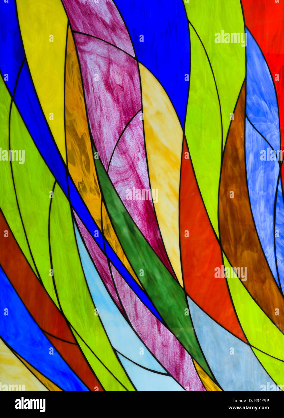 Abstract orange glass window pane hi-res stock photography and images ...