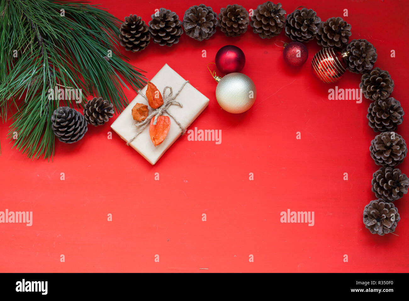 Christmas background Christmas new year gifts holiday winter Stock ...