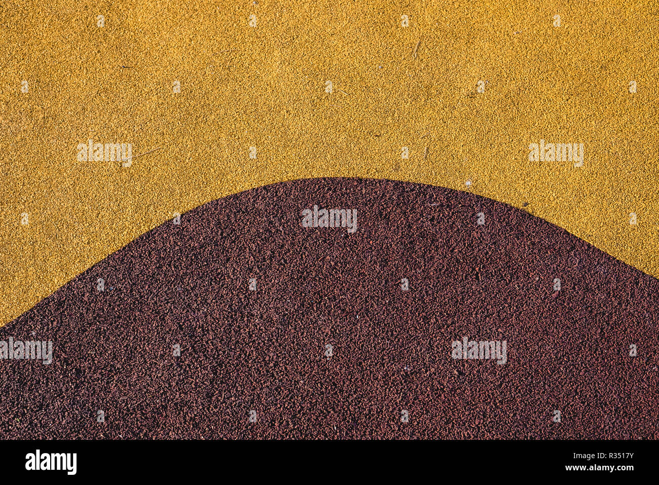 Geometric background with circular shapes of brown and orange color ...