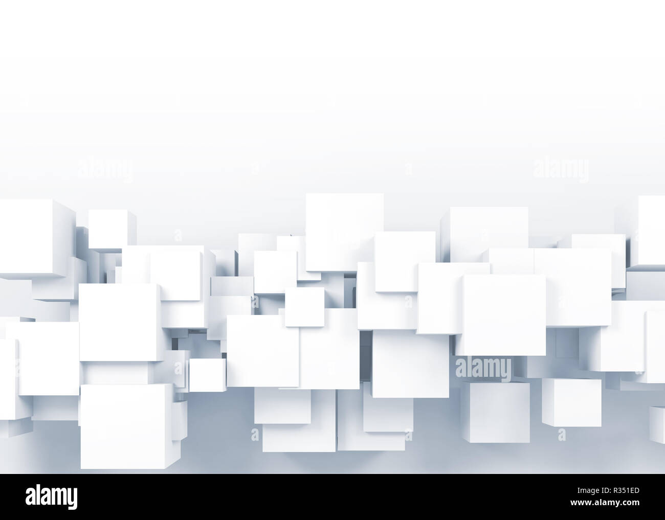 Abstract digital background with blank white copy space over ...