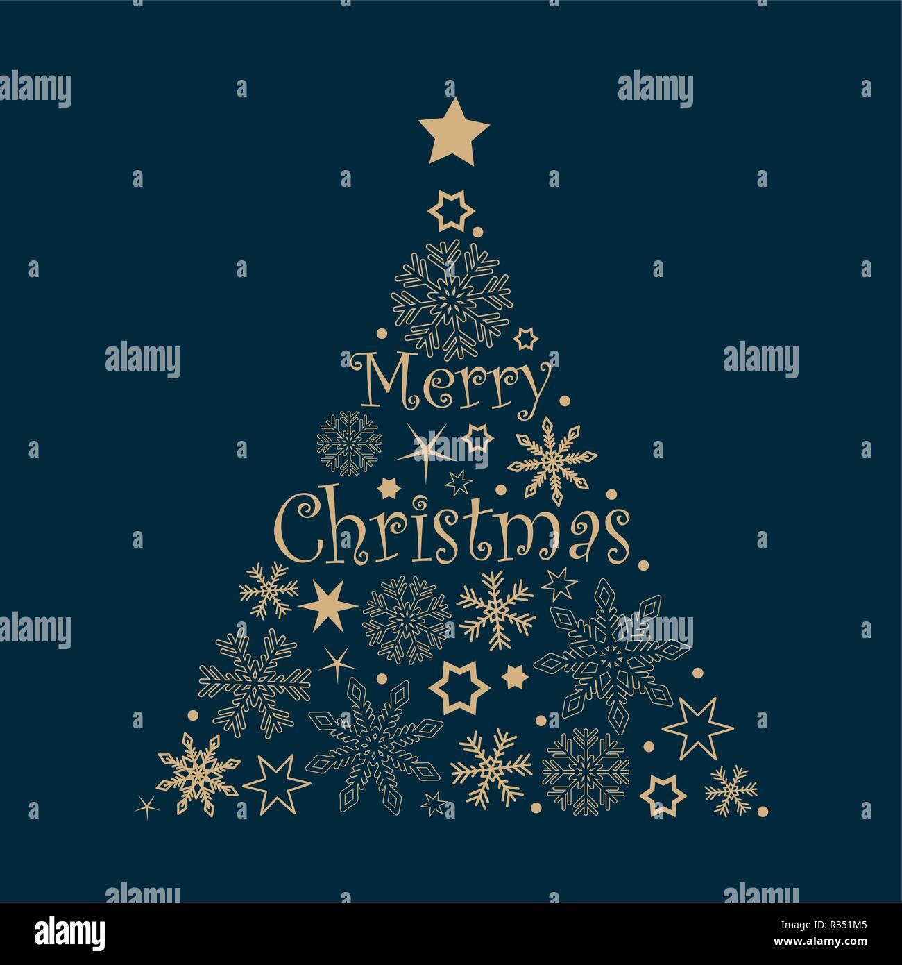 Christmas background design fir Stock Vector Images - Alamy