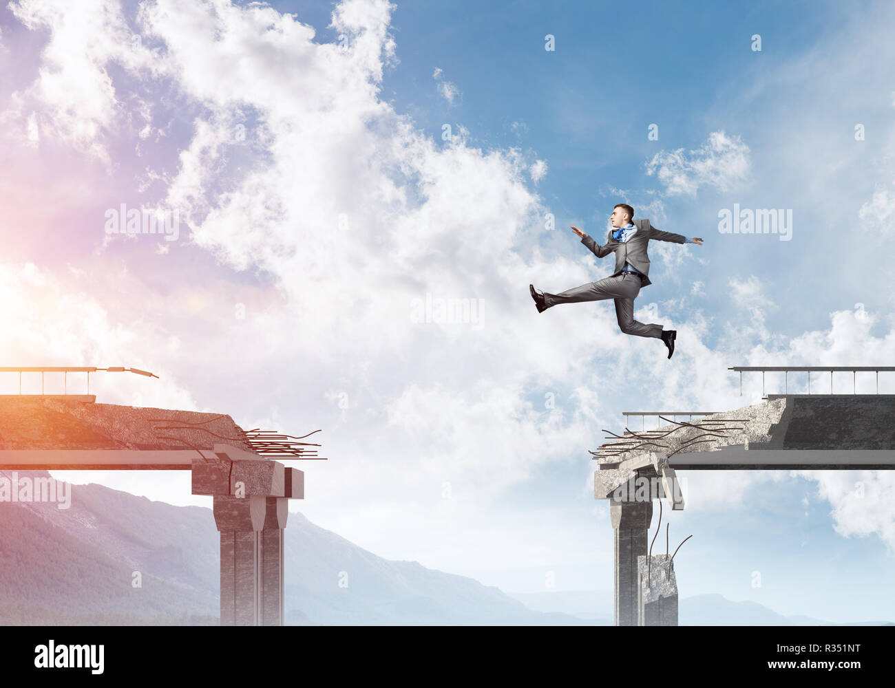 Problems and difficulties overcoming concept Stock Photo - Alamy