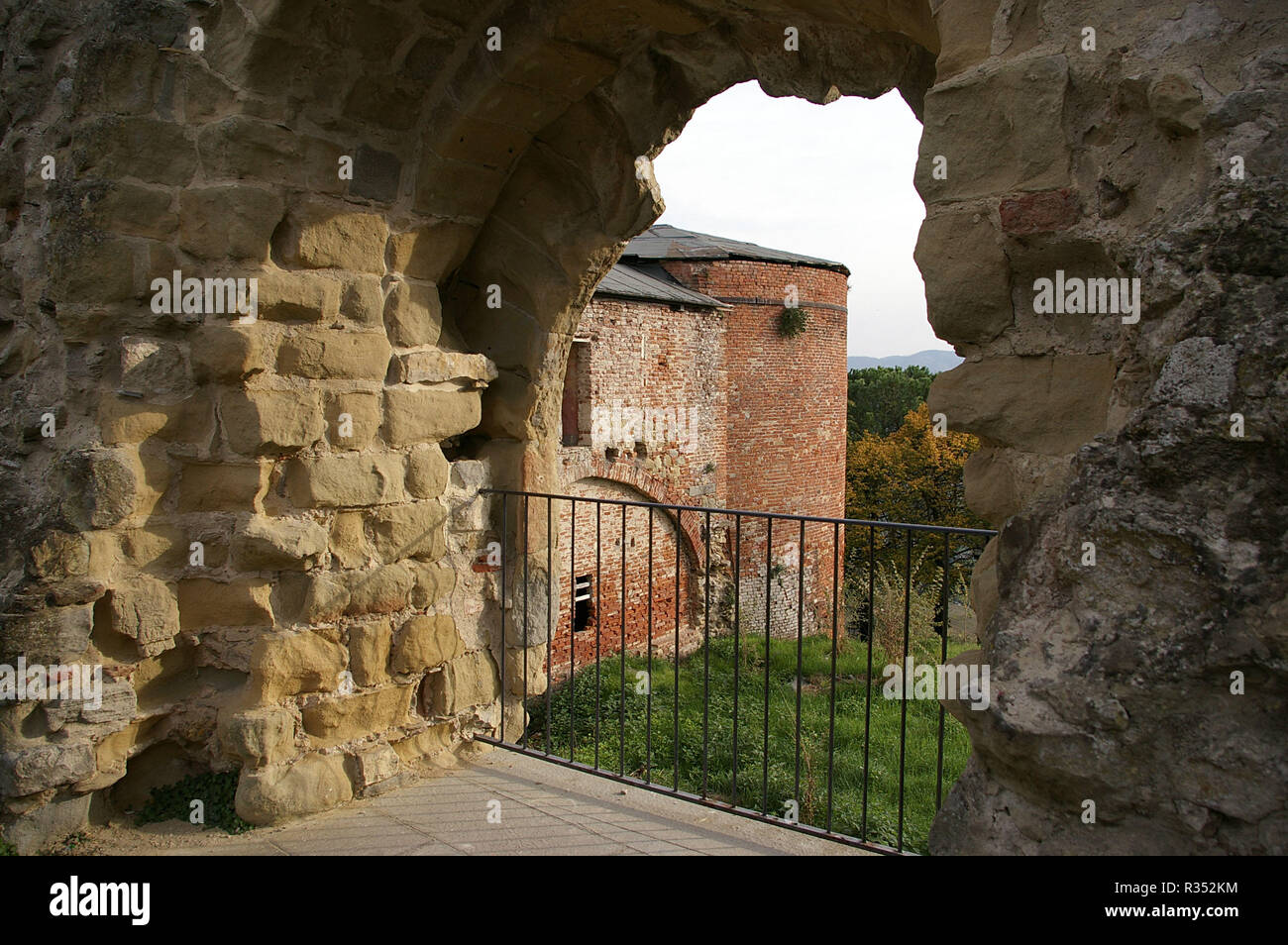 Medieval walkways in Citerna, medieval town (Perugia), Umbria region ...
