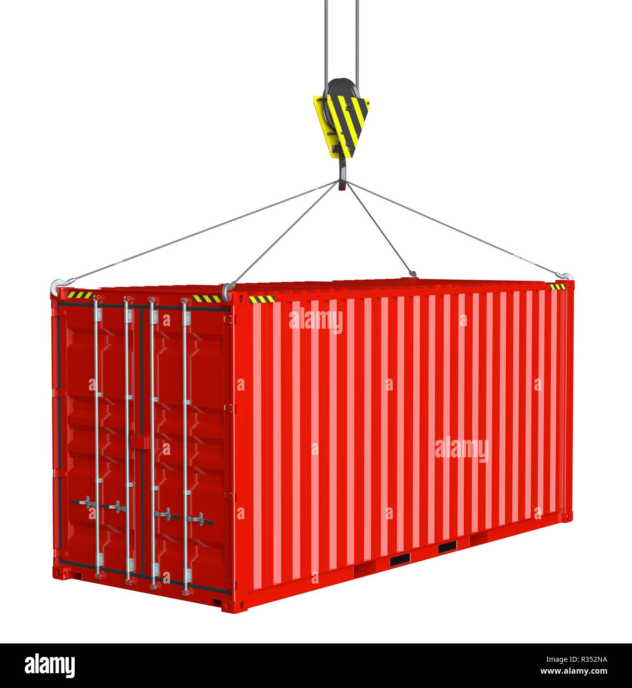 Hoisted by crane Cut Out Stock Images & Pictures - Alamy